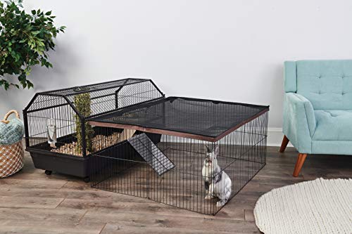 Oxbow Enriched Life Small Animal Playpen - Mesh Cover for Rabbits, Guinea Pigs & Other Small Pets (Extra Large)