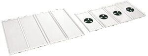 earlygrow 70815-2 medium vented height extenders, 2-pack, side extensions, clear, 2 count