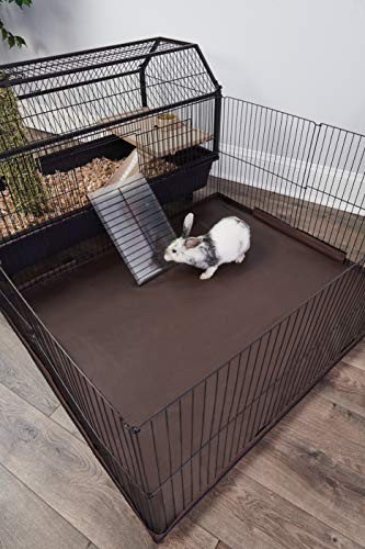 Oxbow Enriched Life Small Animal Playpen - Leakproof Floor Cover for Rabbits, Guinea Pigs & Other Small Pets (Extra Large)