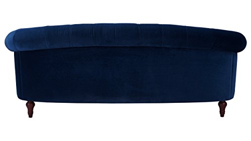 Jennifer Taylor Home Ariana, Sofa, Navy Blue Velvet