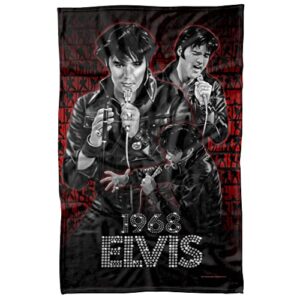 elvis presely comback performance fleece blanket (36x58)