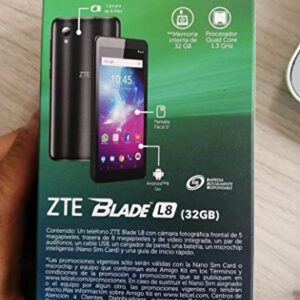 ZTE Blade L8 5" 16GB Android 9.0 Pie Go Edition Factory Unlocked (Black)