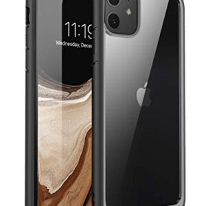 SUPCASE Unicorn Beetle Style Series Case Designed for iPhone 11 6.1 Inch (2019 Release), Premium Hybrid Protective Clear Case (Black)