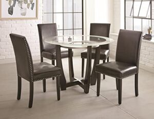 steve silver verano espresso 5-piece dining set