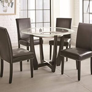 Steve Silver Verano Espresso 5-Piece Dining Set