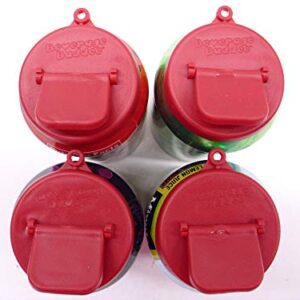 Beverage Buddee Can Cover - Best Can Cover For Standard Size Soda/Beer/Energy Drink Cans - Made In The USA - BPA-PCB Free - 4 pack (Red)