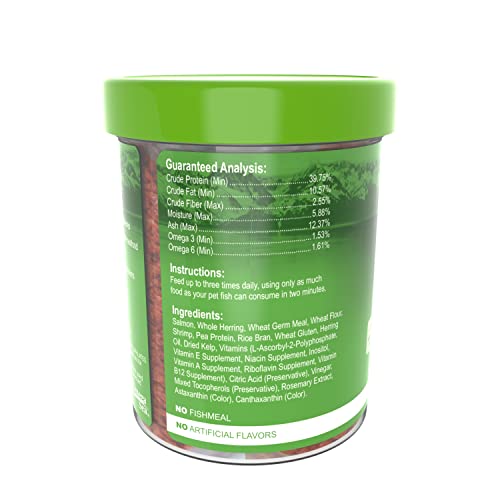 Omega One Veggie Mini Pellets, Sinking, 3.5 oz Container