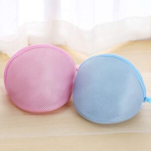 TOPBATHY 3pcs Bra Lingerie Panties Washing Bags Zippered Mesh Laundry Bags Triangle Bracket Protection Net