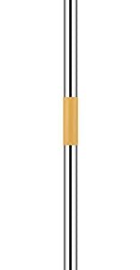 Reach Stick High Place Reaching Pole with Hook 56" Extendable Stainless Steel Reaching Tool Pole for High Place, Top Rod, Closet Shelf