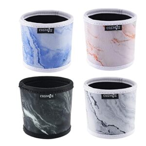 cm reusable coffee sleeve mug sleeve cup sleeve heat resistant neoprene insulator sleeve for coffee tea hot cold beverage, 4 pcs