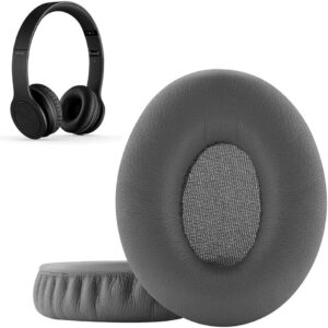 Solo1 Earpad Replacement Ear Pad Ear Cushion Ear Cups Ear Cover Earpads Repair Parts Compatible with Beats by Dr. Dre Solo 1.0 Solo HD On-Ear Wired Headphone (Grey)