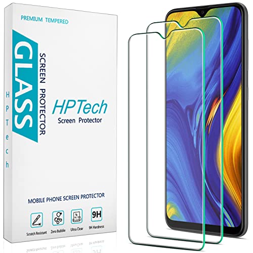 HPTech Screen Protector For Samsung Galaxy A20 Tempered Glass, Easy to Install, Bubble Free 2-pack