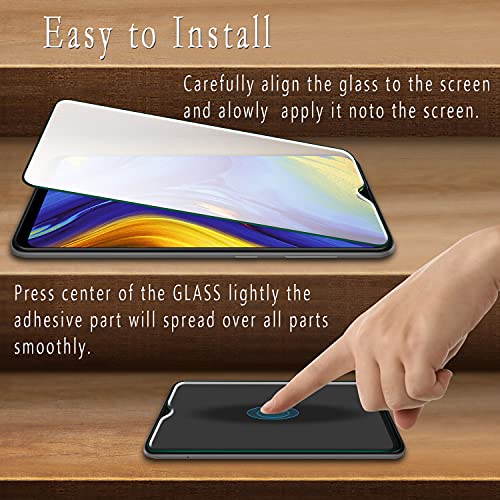 HPTech Screen Protector For Samsung Galaxy A20 Tempered Glass, Easy to Install, Bubble Free 2-pack