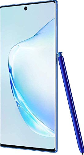 Samsung Galaxy Note 10+, 256GB, Aura Blue - Fully Unlocked (Renewed)