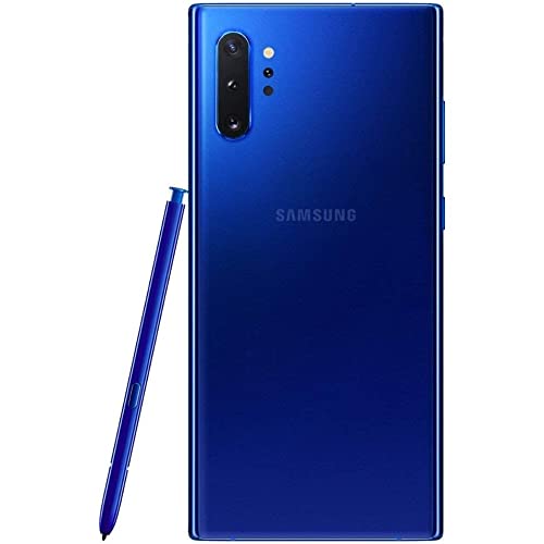 Samsung Galaxy Note 10+, 256GB, Aura Blue - Fully Unlocked (Renewed)