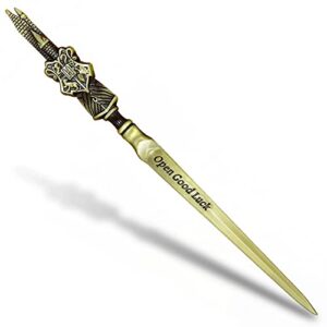 potter letter opener envelope slitter gifts for men women, mail opener office desk accessories