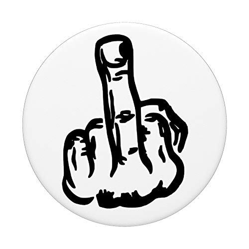 Fuck Off - Middle Finger Phone Popper PopSockets PopGrip: Swappable Grip for Phones & Tablets