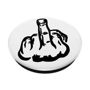 Fuck Off - Middle Finger Phone Popper PopSockets PopGrip: Swappable Grip for Phones & Tablets