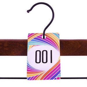 FaCraft Live Number 1-100 Reusable Normal and Reverse Mirror Hanger Cards