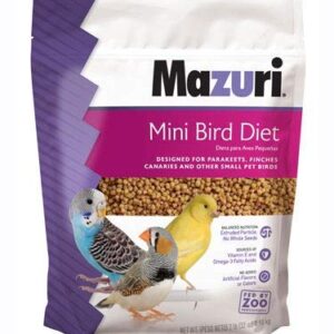 Mazuri | Nutritionally Complete Food for Mini Birds | 2 Pound (2 lb.) Bag