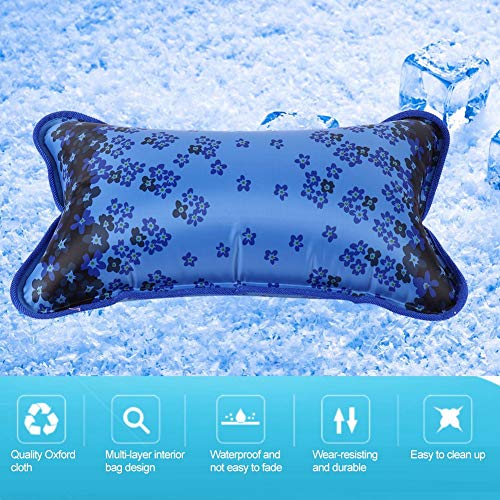 Water Pillow, Summer Cooling Pillow Water Filled Pillows for Sleeping Water Seat Cushion for Children,Student,Office,Car,Travel (55*35CM)