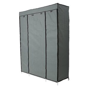 Wardrobe Storage Closet Clothes Portable Wardrobe Storage Closet Portable Closet Organizer Portable Closets Wardrobe Closet Organizer Shelf Wardrobe Clothes Organizer Standing Closet Gray