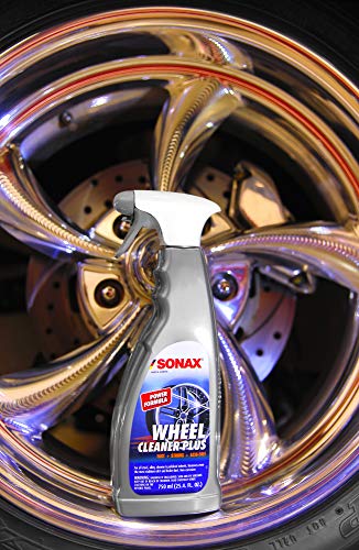 Sonax Wheel Cleaner Plus (230400), Rim Cleaner, Color Changing Wheel Cleaner, Break Dust Cleaner, 750ml / 25oz