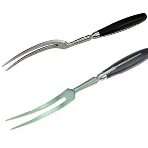 Kakamono Carving Fork Stainless-Steel Curved Meat Fork 12"