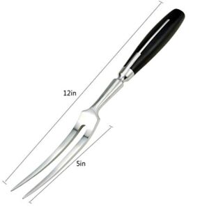 Kakamono Carving Fork Stainless-Steel Curved Meat Fork 12"