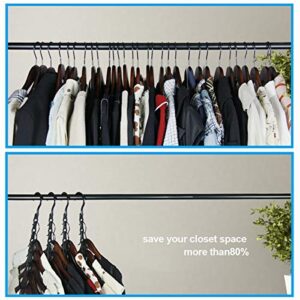 Cascading Hanger Organizer for Clothing Wardrobe,Closet Space Hanger Organizer Saver Pack of 10 Pack with Sturdy Plastic Hanger Clothes Hangers Organizer for Heavy Clothes ,Trouser, Jeans Etc