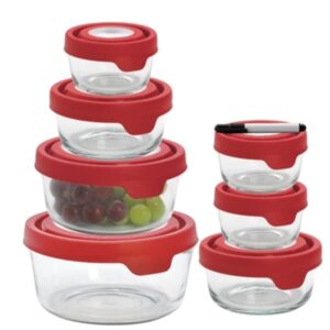 anchor hocking 15pc trueseal glass food storage set