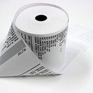 (50 Rolls) 2 1/4" x 150' Thermal Paper 2.25 Inch x 150 ft (57/58mm) Cash Register/Calculator Thermal Receipt Printer Paper for Talento Dassault, Veeder Root TLS350, Verifone Omni 3300 & 3350