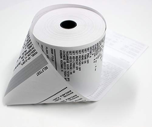 (50 Rolls) 2 1/4" x 150' Thermal Paper 2.25 Inch x 150 ft (57/58mm) Cash Register/Calculator Thermal Receipt Printer Paper for Talento Dassault, Veeder Root TLS350, Verifone Omni 3300 & 3350