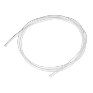 uxcell ptfe tube 4.9ft - id 4mm x od 6mm fit filament 3mm for 3d printer transparent