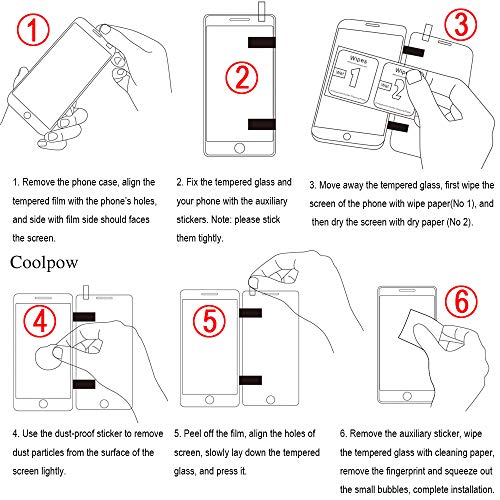 【2-PACK 】Coolpow Designed for Samsung Galaxy S9 Screen Protector Samsung S9 Screen Protector Tempered Glass Film, Case Friendly, Anti-Bubble, 3D Curved, Full Coverage, HD Clear【 NOTE： not for S9 Plus 】