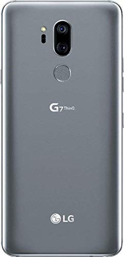 LG G7 ThinQ GSM Unlocked LGG710 w/ 64GB Memory Cell Phone 4G LTE - US Version - Platinum Gray (Renewed)