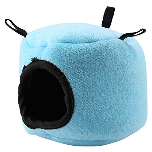 Hamster Bed, Pet Hammock Hanging Toy Snuggle Hut Lovely Warm Sleeping Hanging Nest for Small Animal Mice Rat Squirrel Chinchilla Gerbil Sugar Glider (Big)