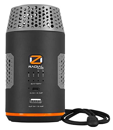 ScentLok OZ Radial Nano, Portable Ozone Generator for Odor Destruction (Black)