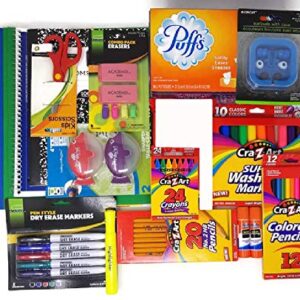 Back to School Supplies Bundle for Pre-K, Kindergarten, 1st, 2nd, 3rd Grade (12)