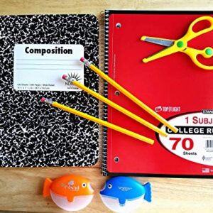 Back to School Supplies Bundle for Pre-K, Kindergarten, 1st, 2nd, 3rd Grade (12)