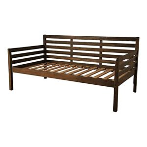 kodiak furniture boho daybed, twin, rustic walnut finish