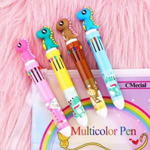 Cmecial Dinosaur Pens Set With Case, Pens Dinosaur for Boys Girls, Dinosaur Pen Set, Cute Pens, Multicolor Pen Dinosaur, Cute Pens For Kids