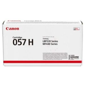 canon 057 h - high capacity - black - original - toner cartridge - for imageclass lbp236, lbp237, mf445, mf449, mf455, i-sensys mf443, mf445, satera lbp224