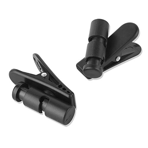 2 Packs Earpiece Headphone Earphone Earbud Cable Clip Clamp Hooks Compatible with Sennheiser IE80S IE800s 334 mis Technica dhc 1.5mm-3mm Flat Cable Clip