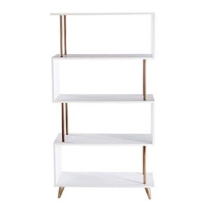 southern enterprises beckerman bookcase, gold