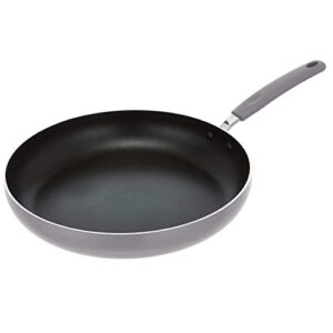 amazon basics ceramic non-stick 12.5-inch skillet, grey