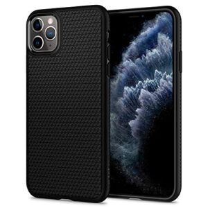 spigen liquid air armor designed for iphone 11 pro case (2019) - matte black