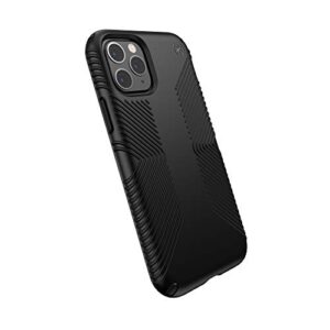 speck products presidio grip iphone 11 pro case,thermoplastic polyurethane, shock-absorbent, black/black, model:129892-1050