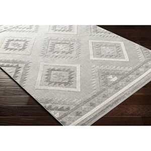 Artistic Weavers Mette Bohemian Outdoor Area Rug, 7'10" x 10'3", Grey