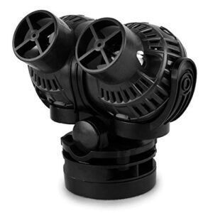 freesea aquarium circulation pump wave maker power head with magnetic mount suction (1600 gph, black)